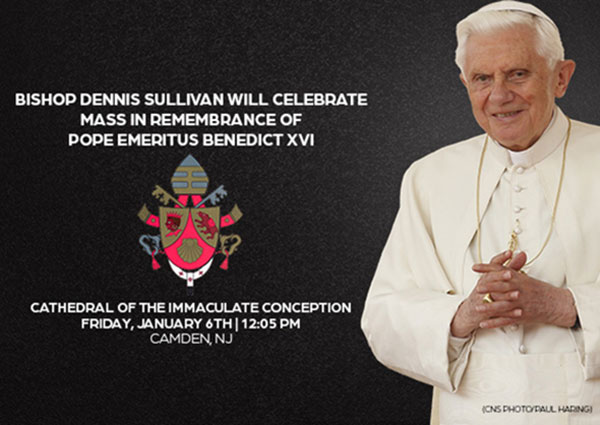 Bishop Sullivan to celebrate Mass on Jan. 6 for Pope Benedict ...