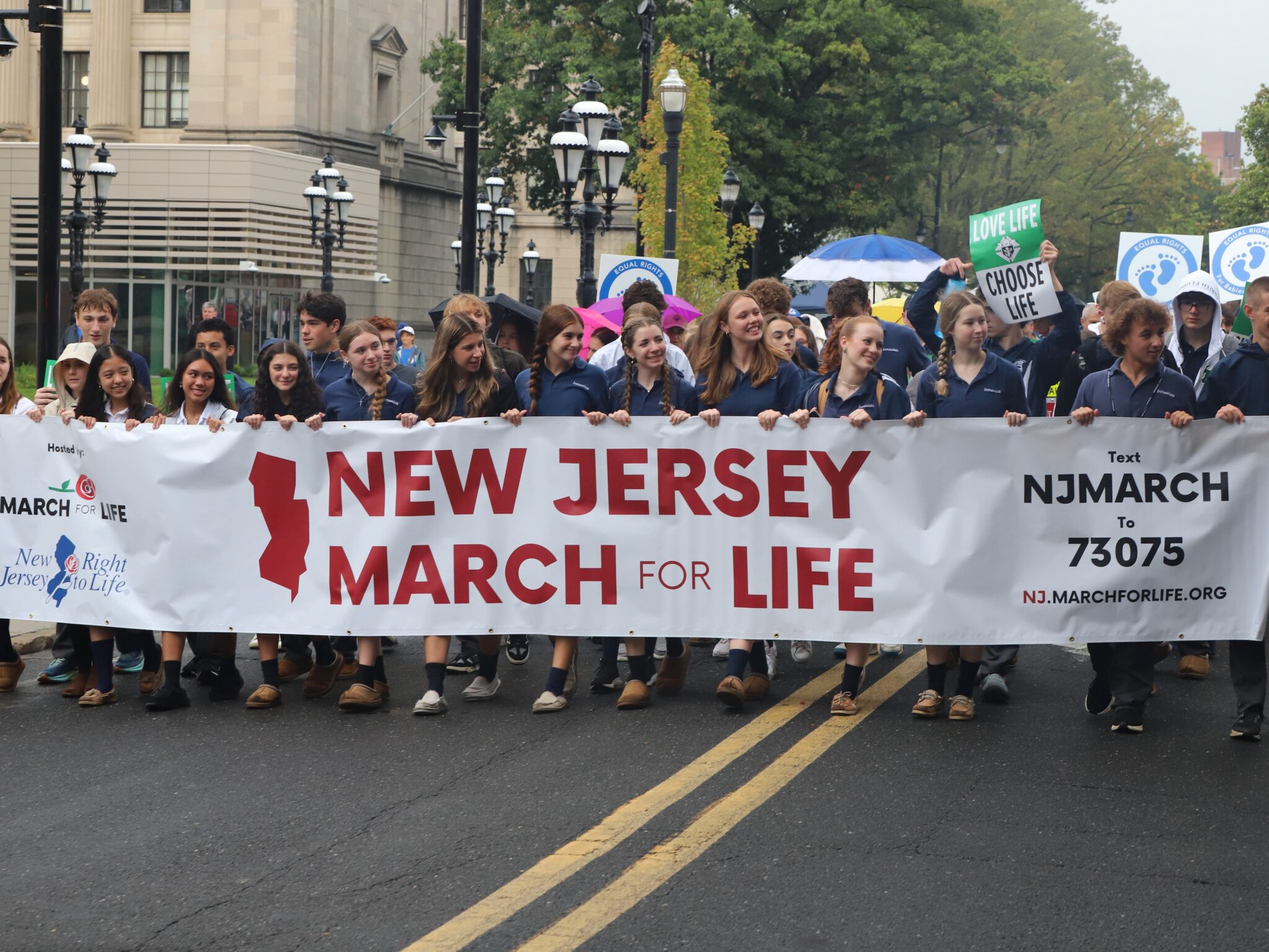 High school students join Mass, March for Life in Trenton – Catholic ...