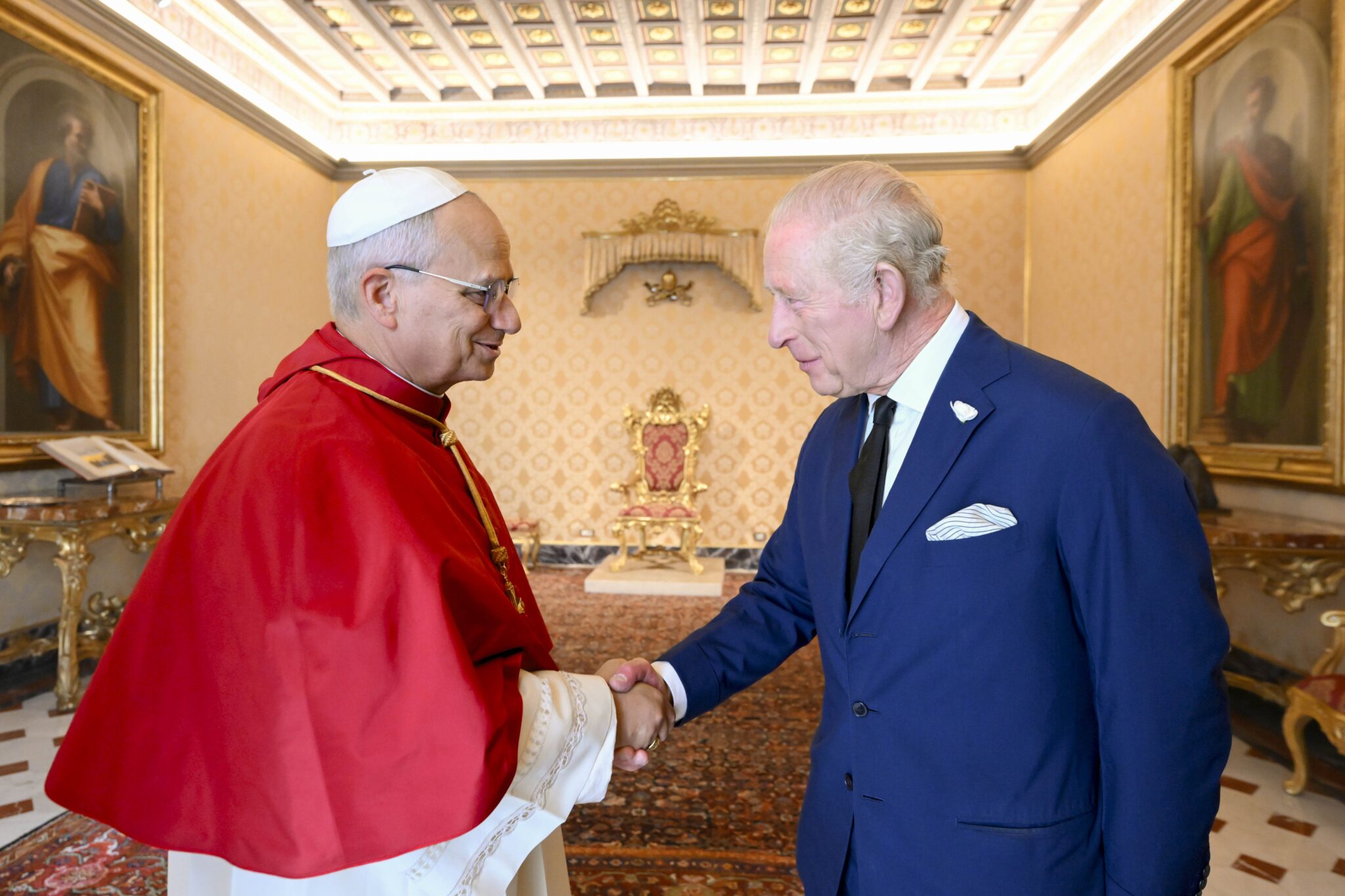 Pope, British king share historic prayer in Sistine Chapel – Catholic ...