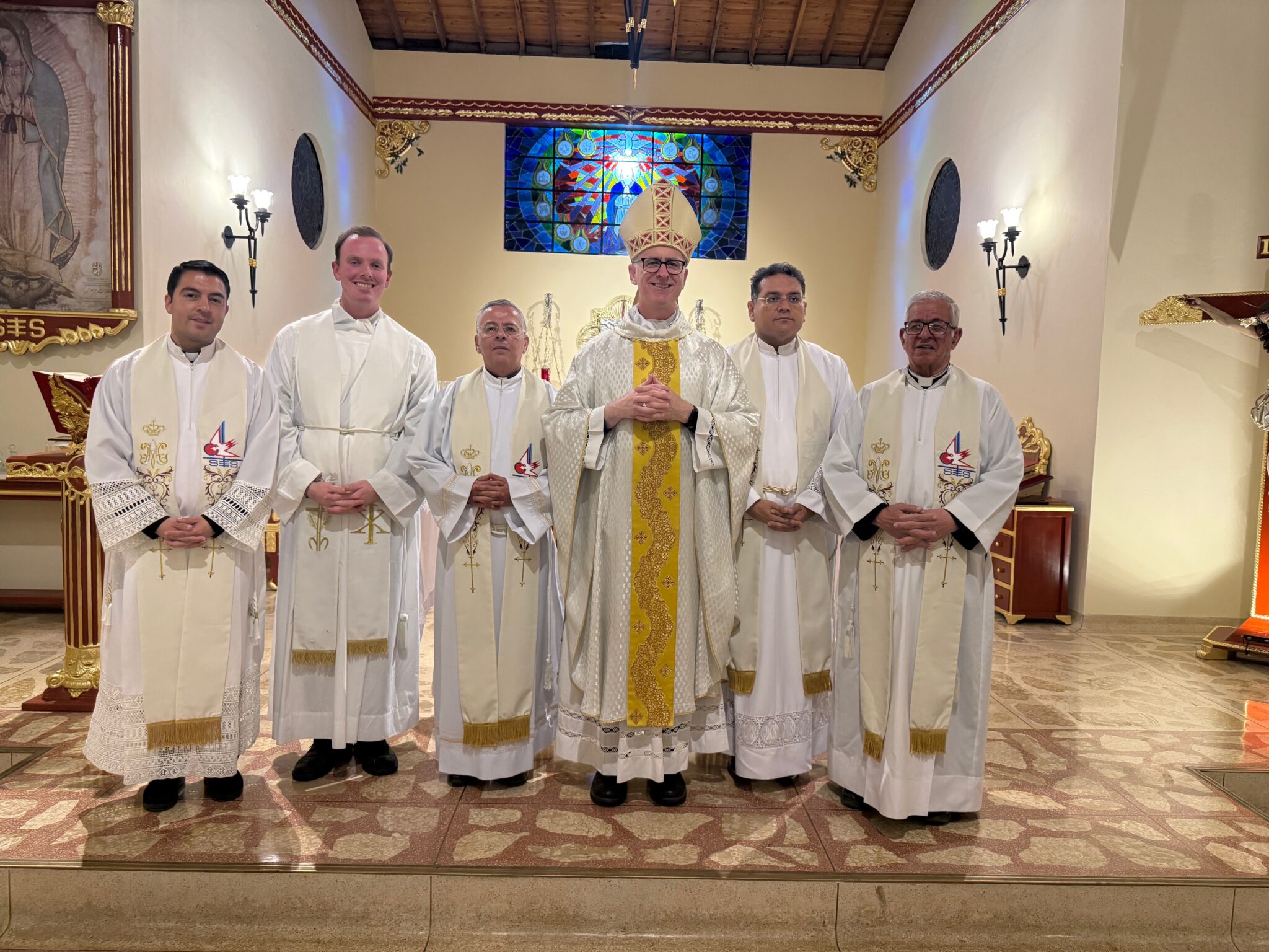 Bishop meets clergy and religious, visits priests’ families in Colombia ...