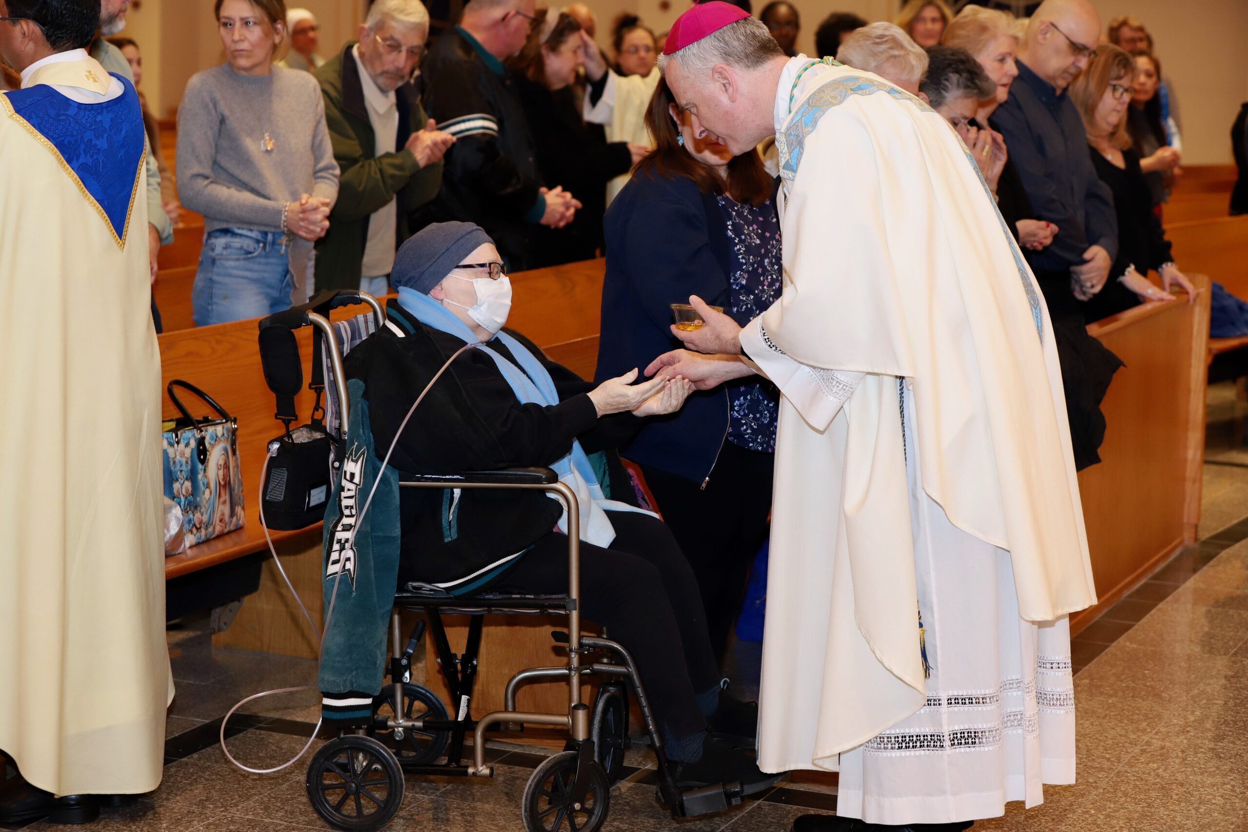 Jesus heals in powerful ways, Bishop says in blessing the sick ...